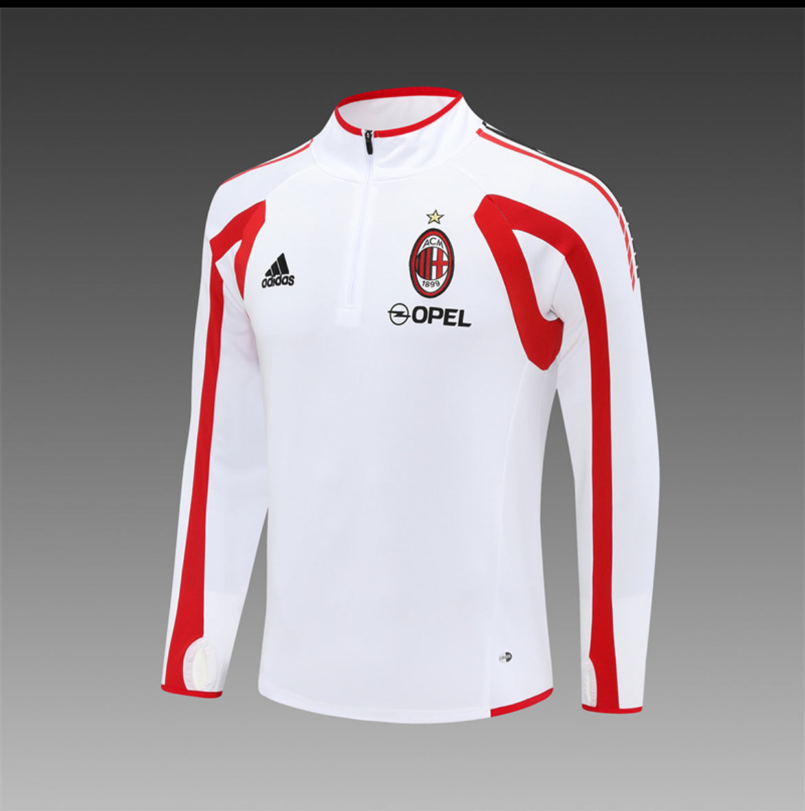 AC Milan 2005/06 White Warm-Up Sweater – RiqsRetroKits